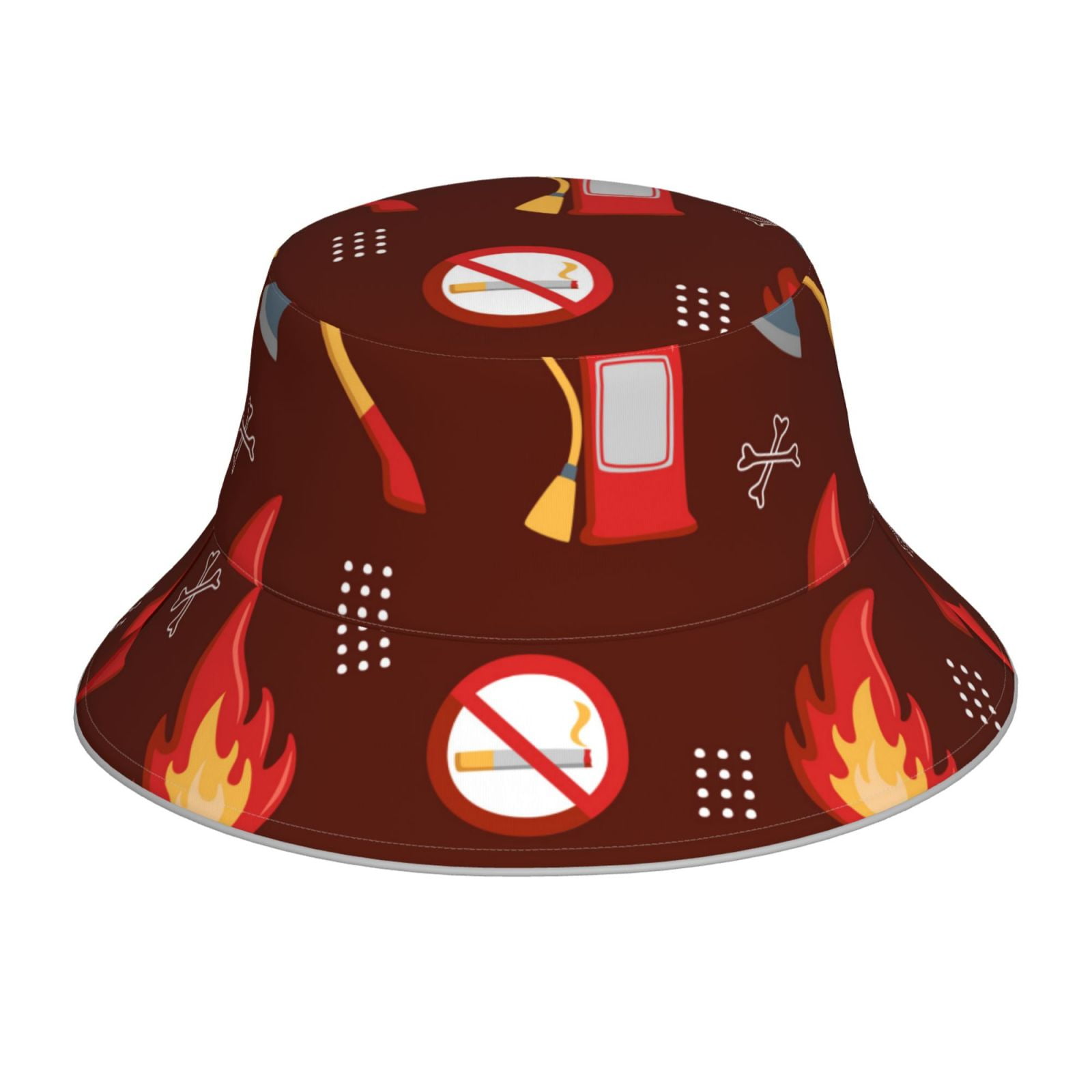 Kll Fire Extinguisher Bucket Hat For Women Men Packable Travel Beach ...