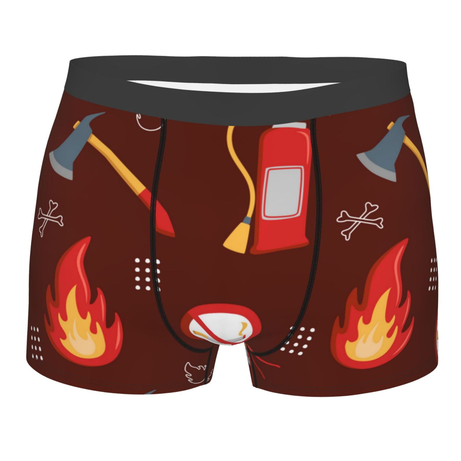 Kll Fire Extinguisher Men'S Cotton Boxer Briefs Underwear-Xx-Large ...