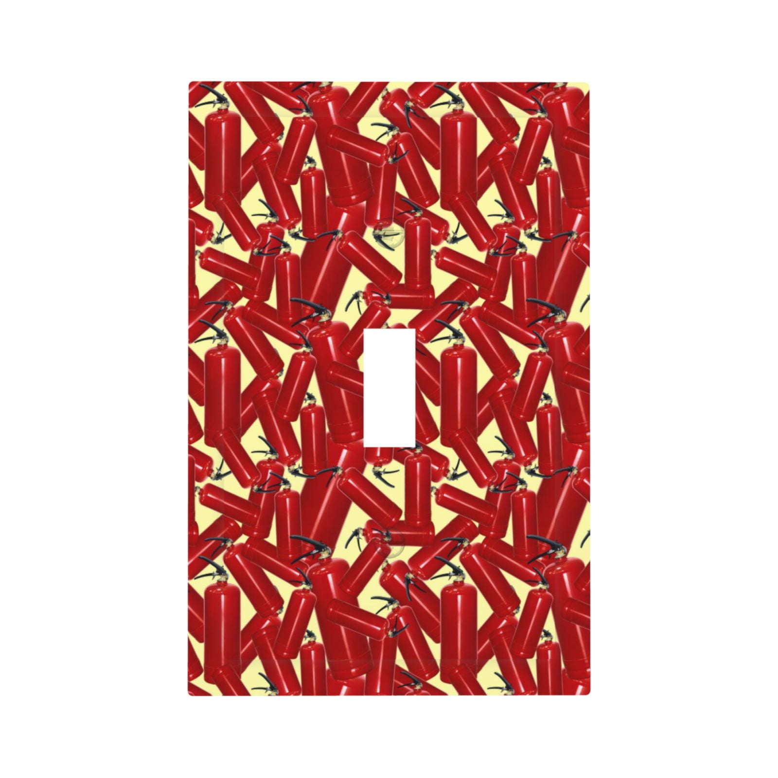 Kll Fire Extinguisher Wall Plate,Gloss Finish,Standard Size 1 - 5" X 3 ...