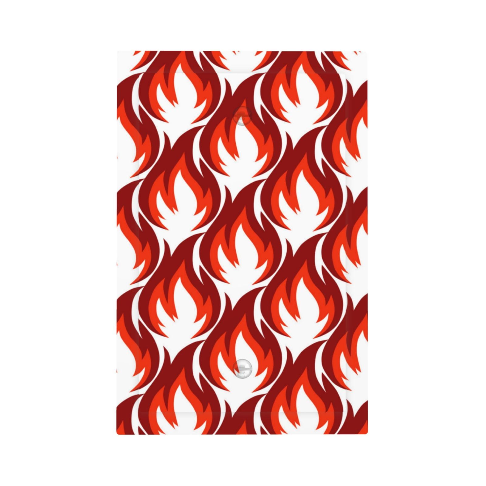 Kll Fire Symbols Wall Plate,Gloss Finish,Standard Size 1 - 5" X 3 ...