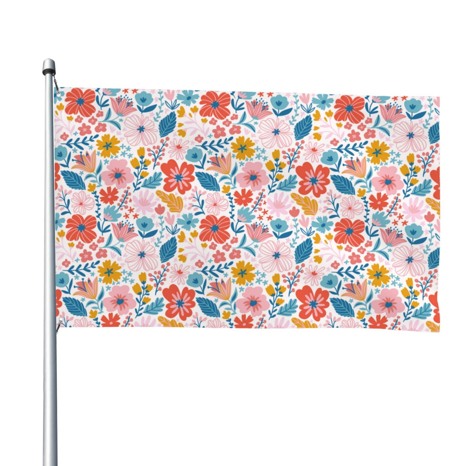 Kll Floral Ditsy Flag 4x6 Ft Parade Party Flag Outdoor Flag Decorative ...