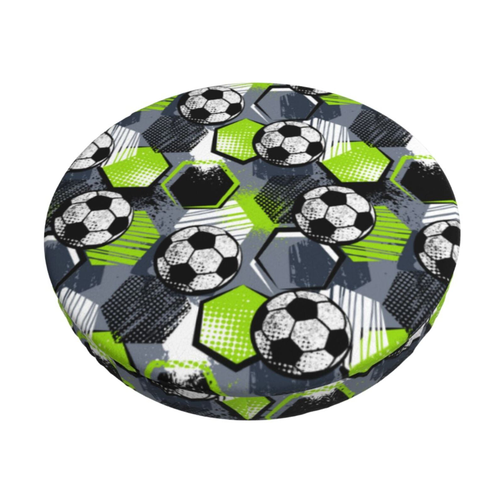 Kll Football Round Bar Chair Cushion Cover 13 Inch,Bar Stool Protector ...