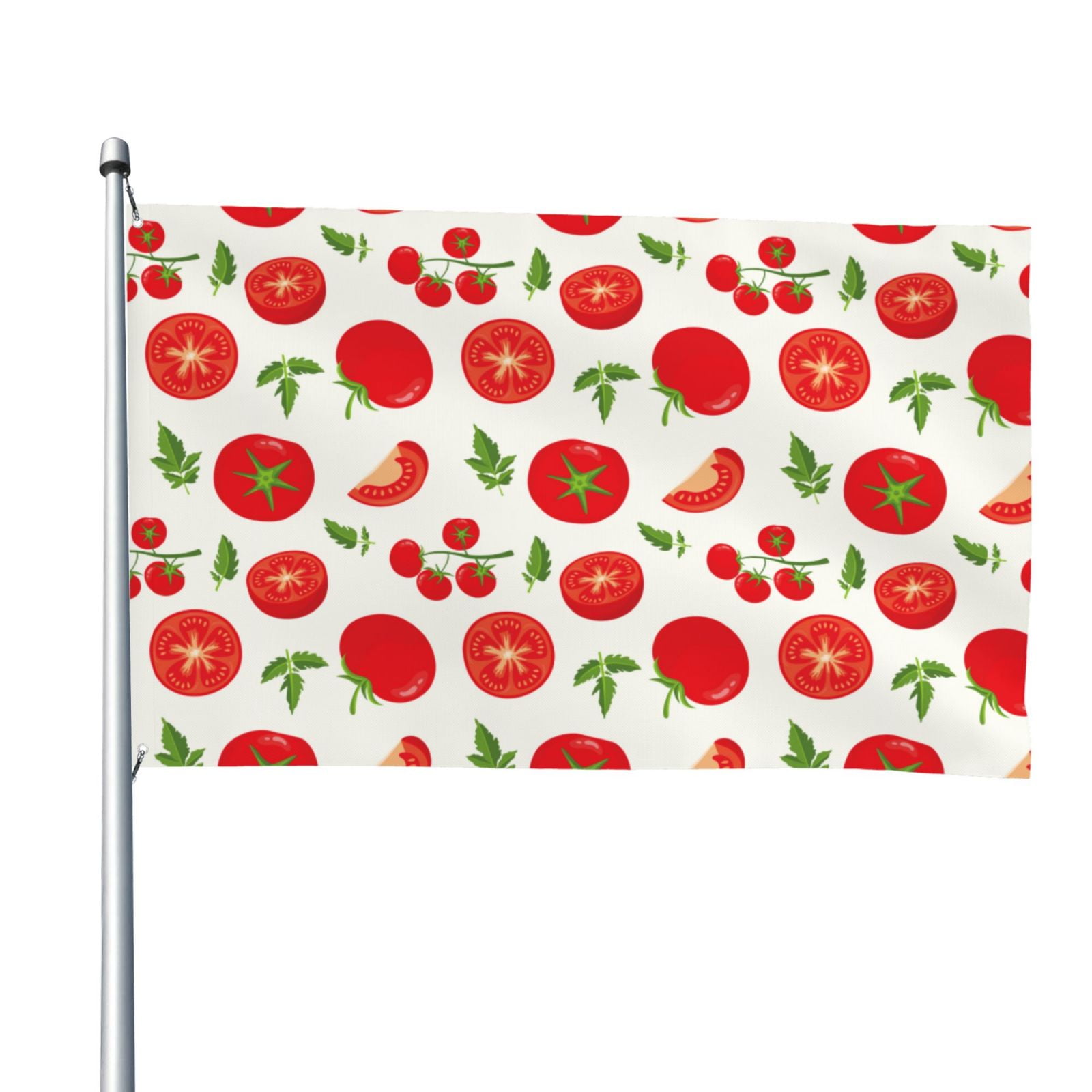 Kll Fresh Red Tomato Flag 4x6 Ft Parade Party Flag Outdoor Flag ...
