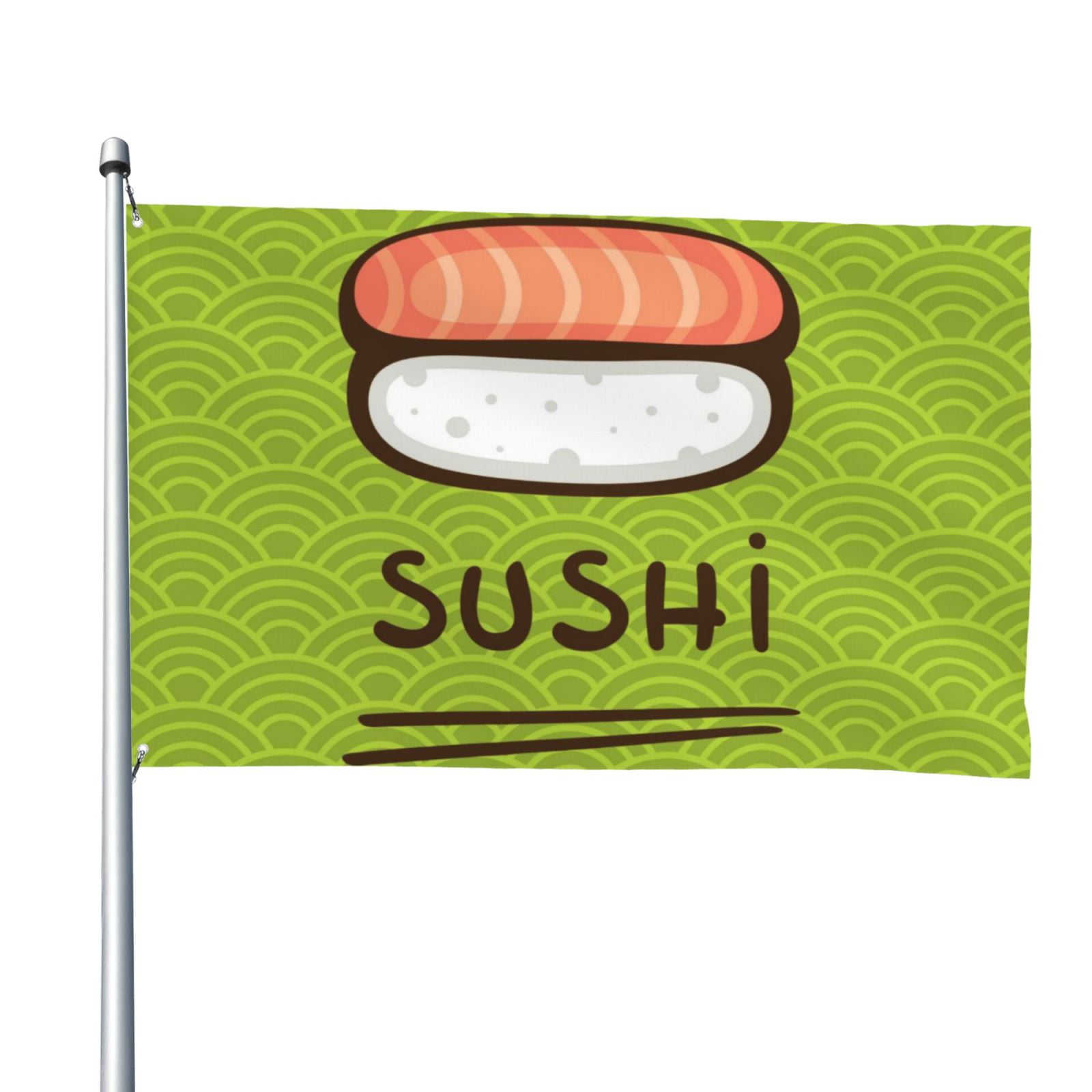 Kll Fresh Sushi Flag 4x6 Ft Parade Party Flag Outdoor Flag Decorative ...