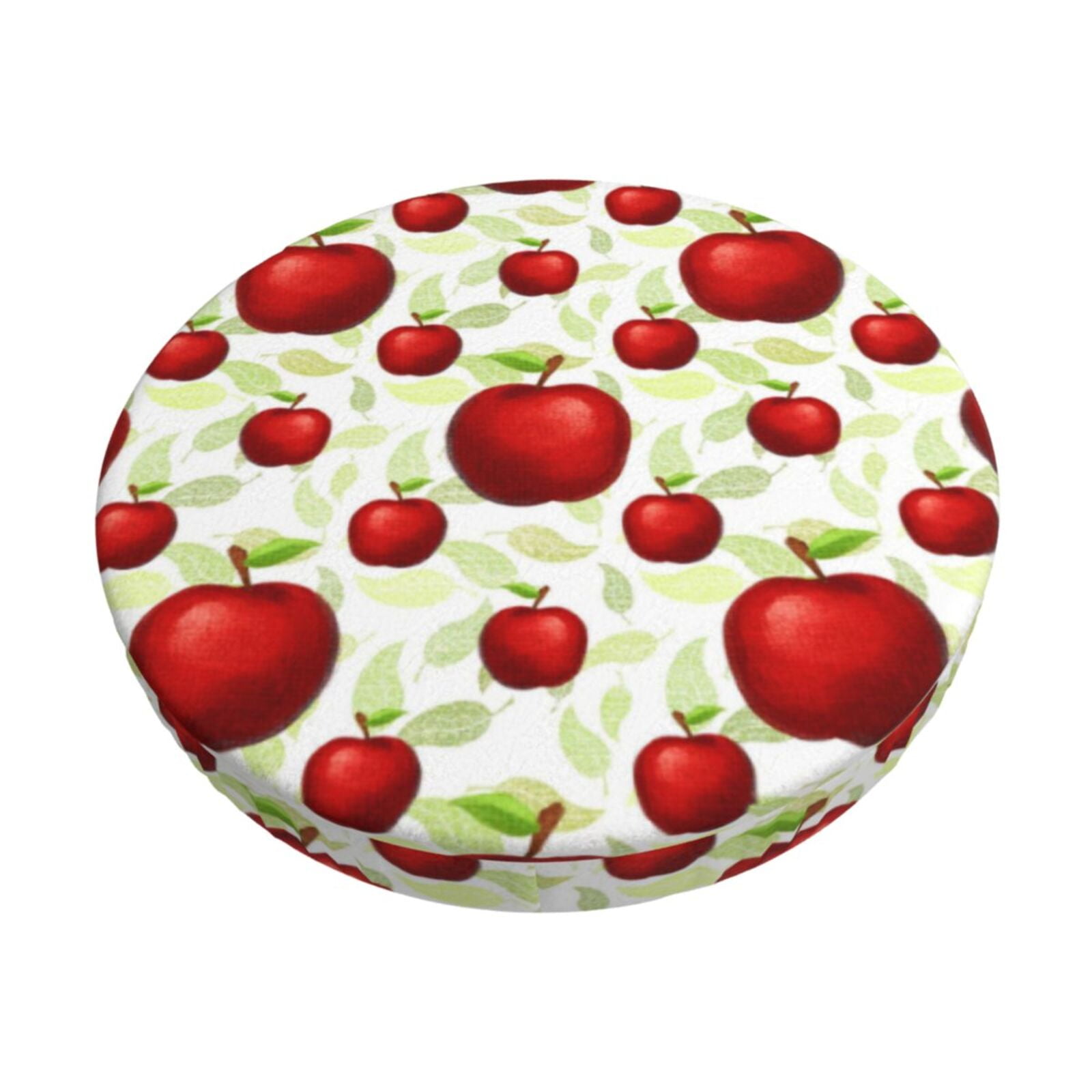 Kll Fruit Apples Round Bar Chair Cushion Cover 13 Inch,Bar Stool ...