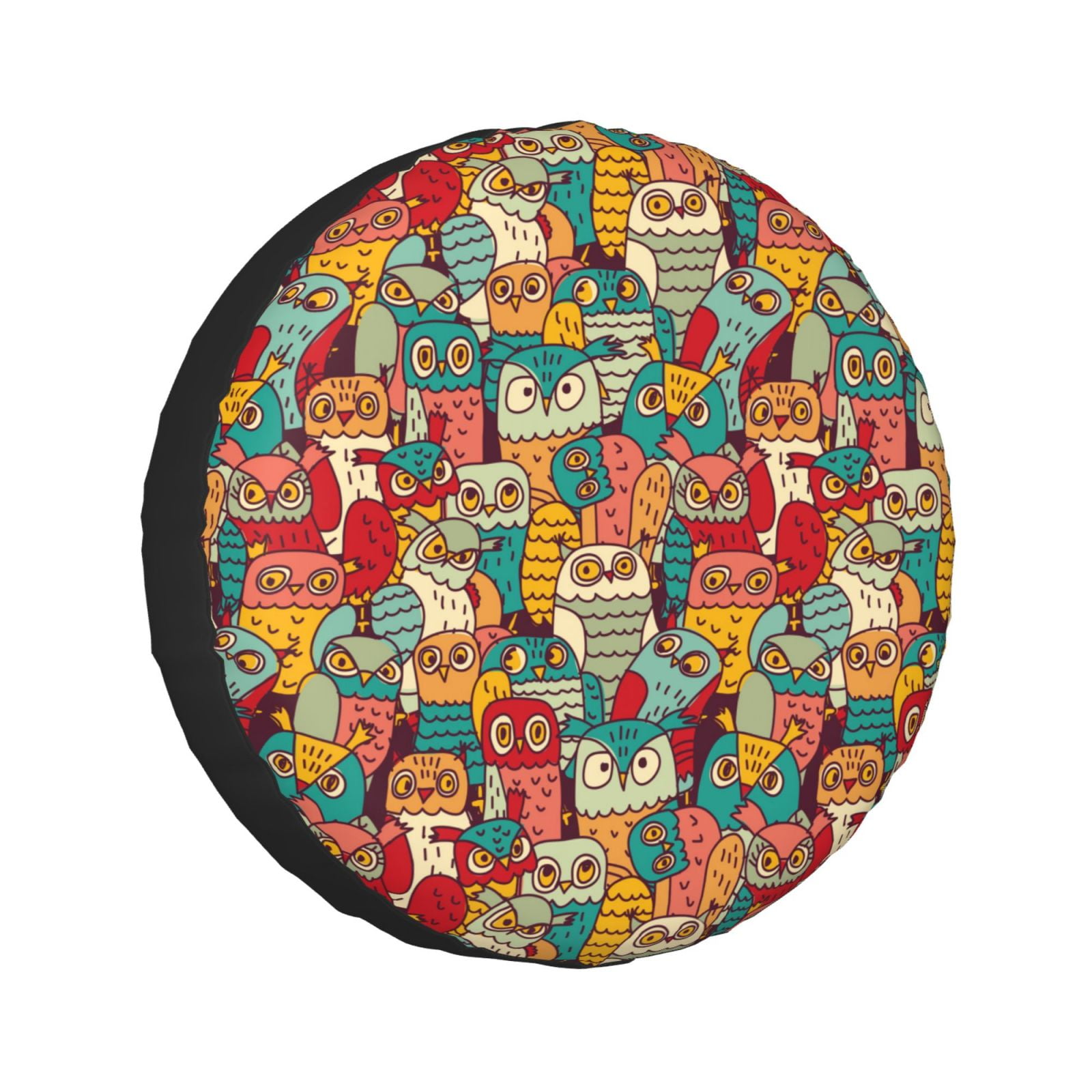 Kll Funny Owl Bird Tire Cover,Universal Wheel Tire Cover For Trailer ...