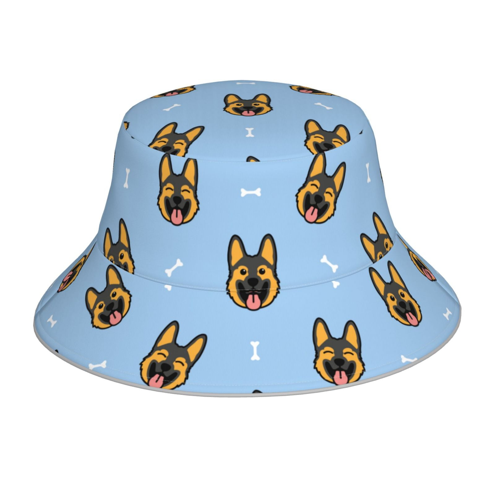 Kll German Shepherd Puppy Bucket Hat For Women Men Packable Travel ...
