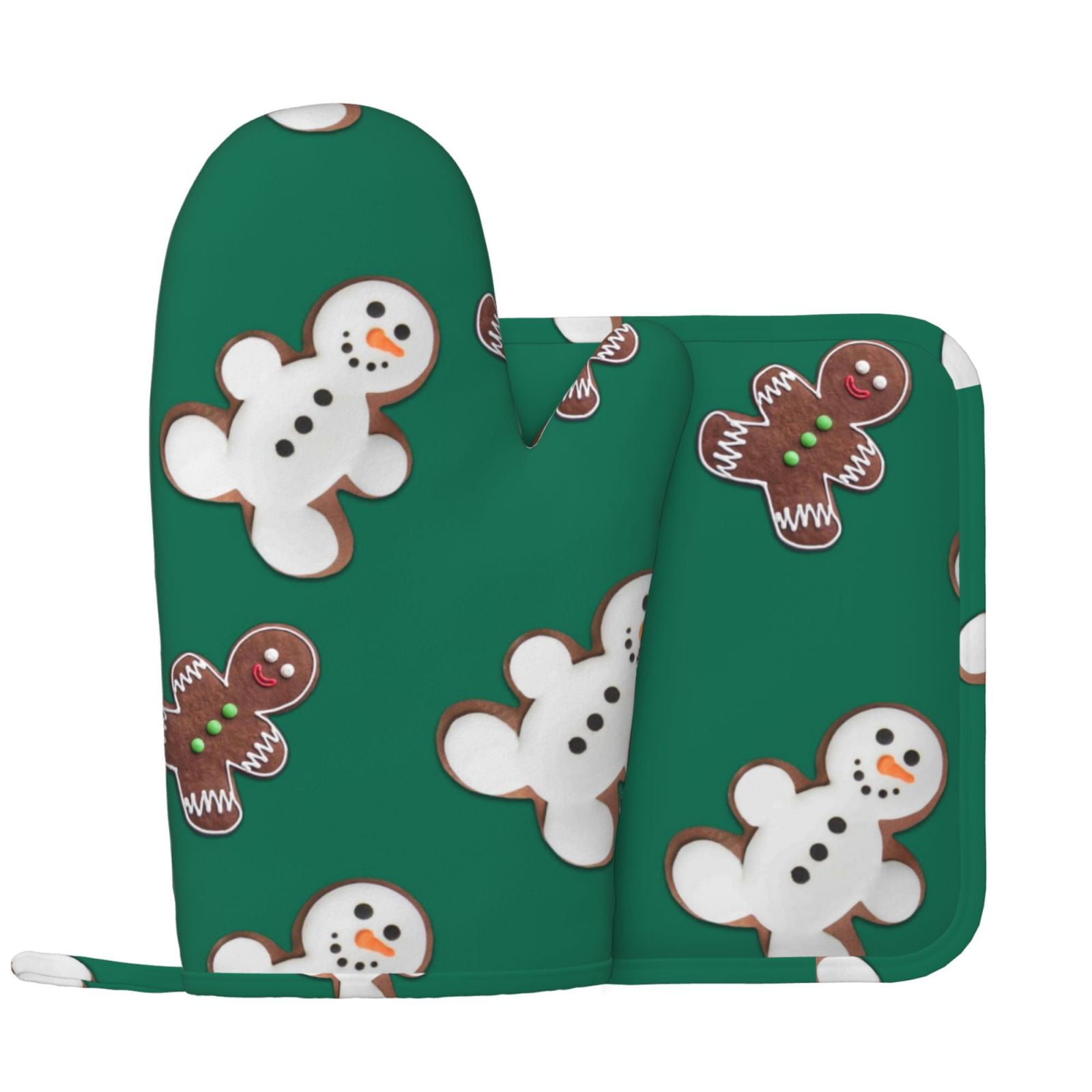 Kll Gingerbread Snowman Cookies Oven Gloves And Pot Holders Grill ...