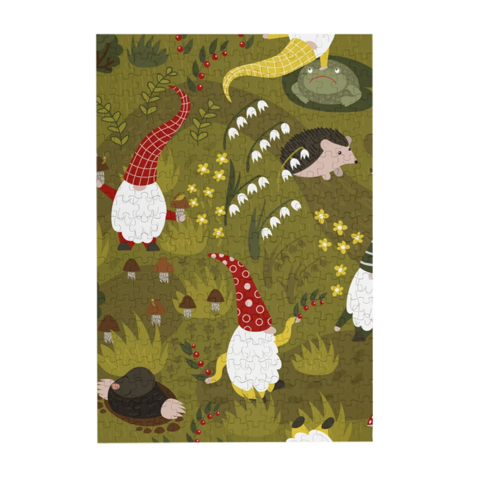 Kll Gnomes Playing In The Garden - 300 Piece Jigsaw Puzzle For Adult ...