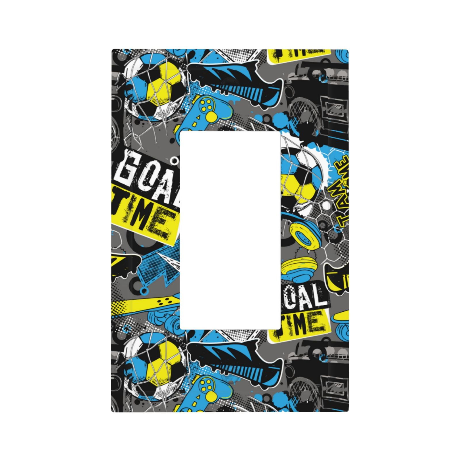Kll Goal Time Wall Plate,Gloss Finish,Standard Size 1 - 5" X 3 ...