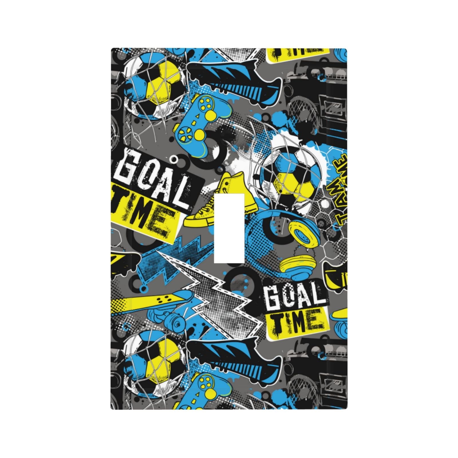 Kll Goal Time Wall Plate,Gloss Finish,Standard Size 1 - 5" X 3 ...