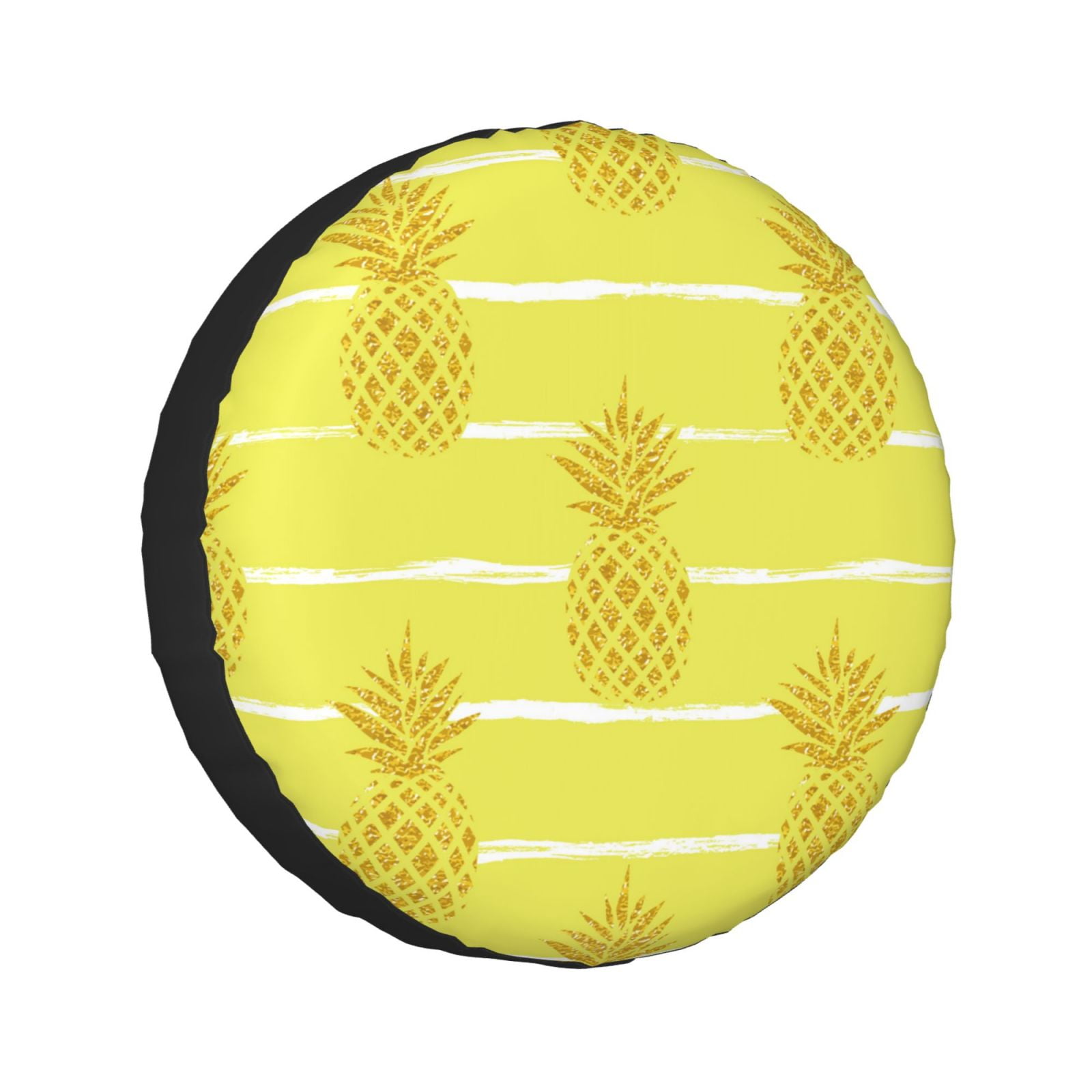 Kll Gold Pineapple Tire Cover,Universal Wheel Tire Cover For Trailer ...
