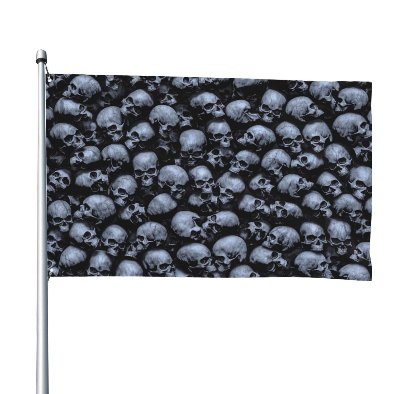 Kll Gothic Skull Flag 4x6 Ft Parade Party Flag Outdoor Flag Decorative ...
