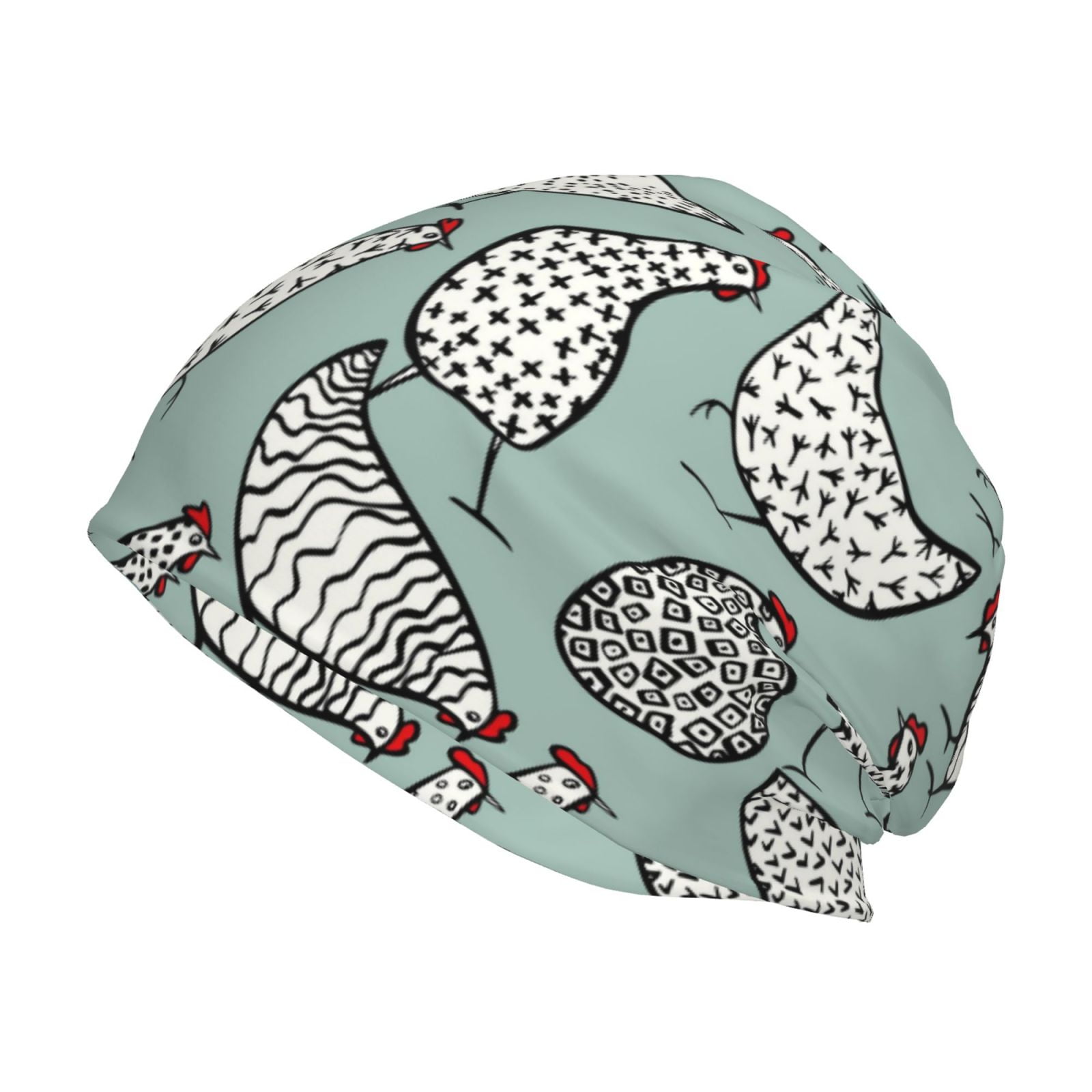 Kll Hand Drawn Chickens Winter Fall Beanie Knit Hats For Men & Women ...