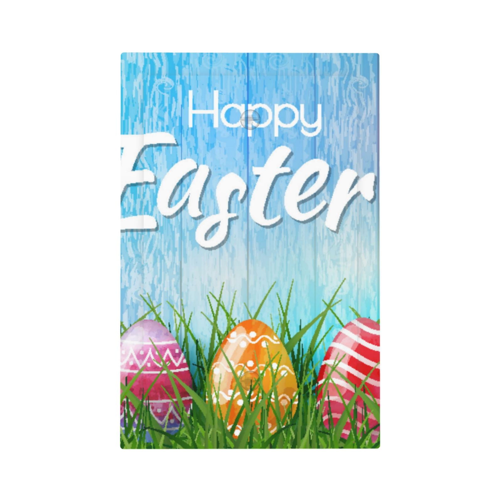 Kll Happy Easter Wall Plate,Gloss Finish,Standard Size 1 - 5" X 3 ...
