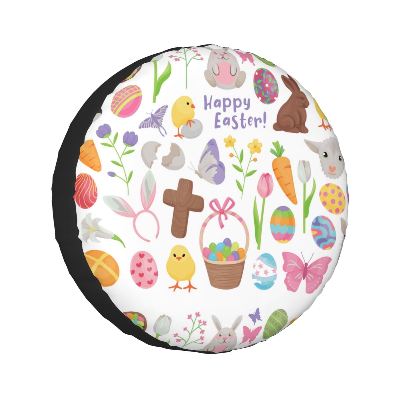Kll Happy Easter1 Tire Cover,Universal Wheel Tire Cover For Trailer, Rv ...