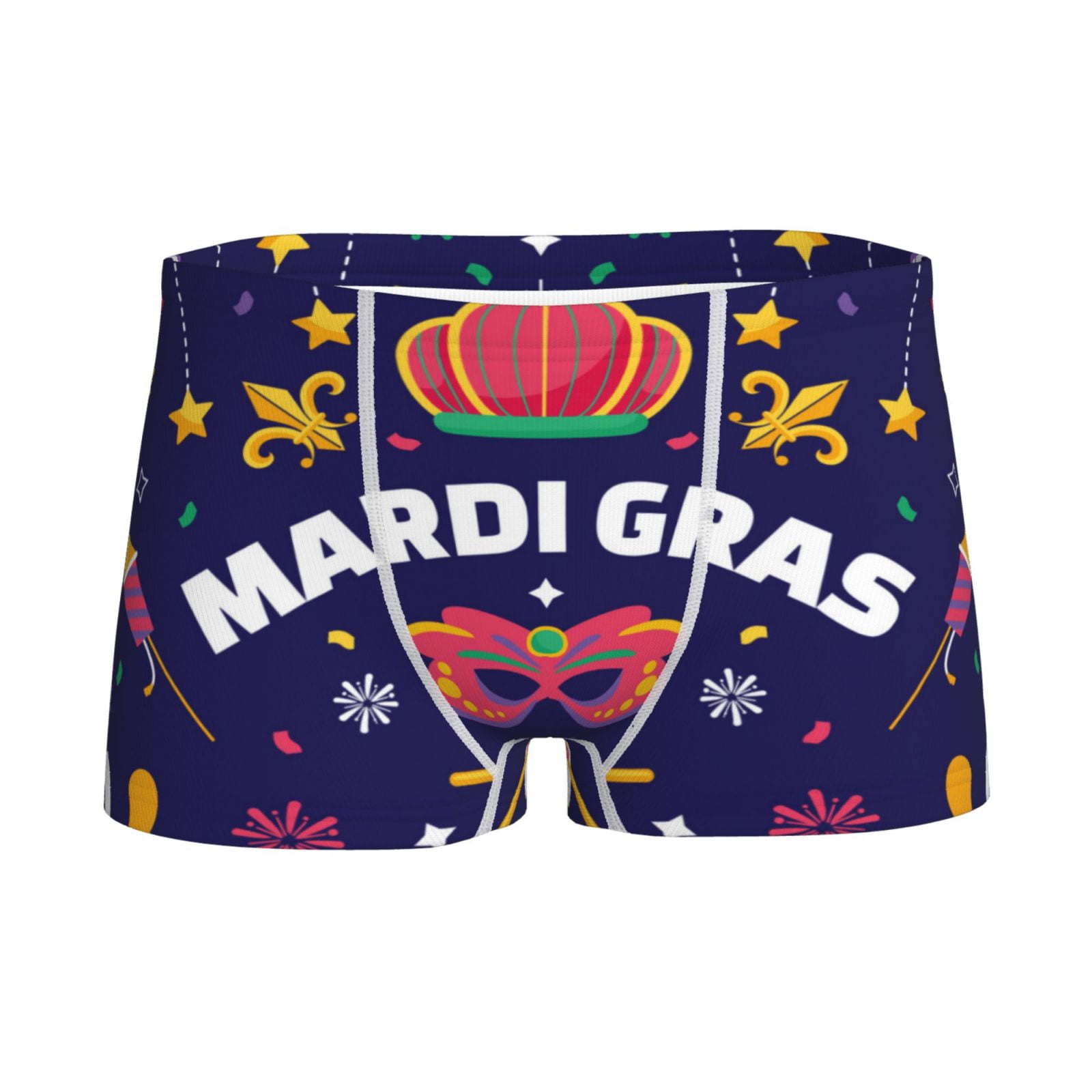 Kll Happy Mardi Gras Underwear Boys' Boxer Briefs Shorts Toddler Kids ...
