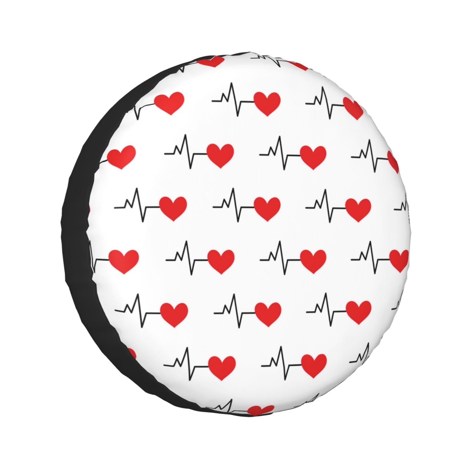 Kll Heartbeat Symbol Tire Cover,Universal Wheel Tire Cover For Trailer ...