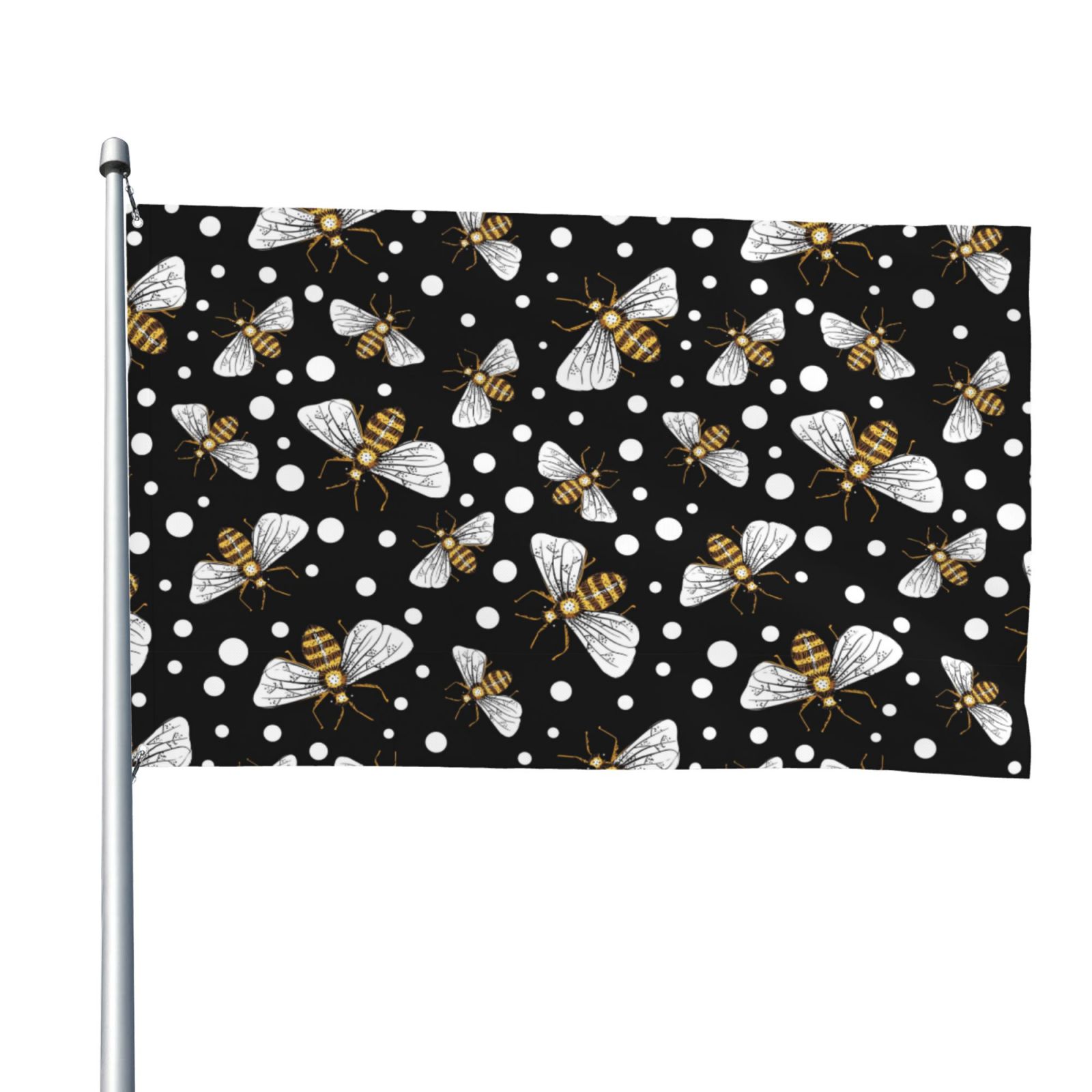 Kll Honey Bees At Night Flag 4x6 Ft Parade Party Flag Outdoor Flag Decorative Flag Banner Flags ...