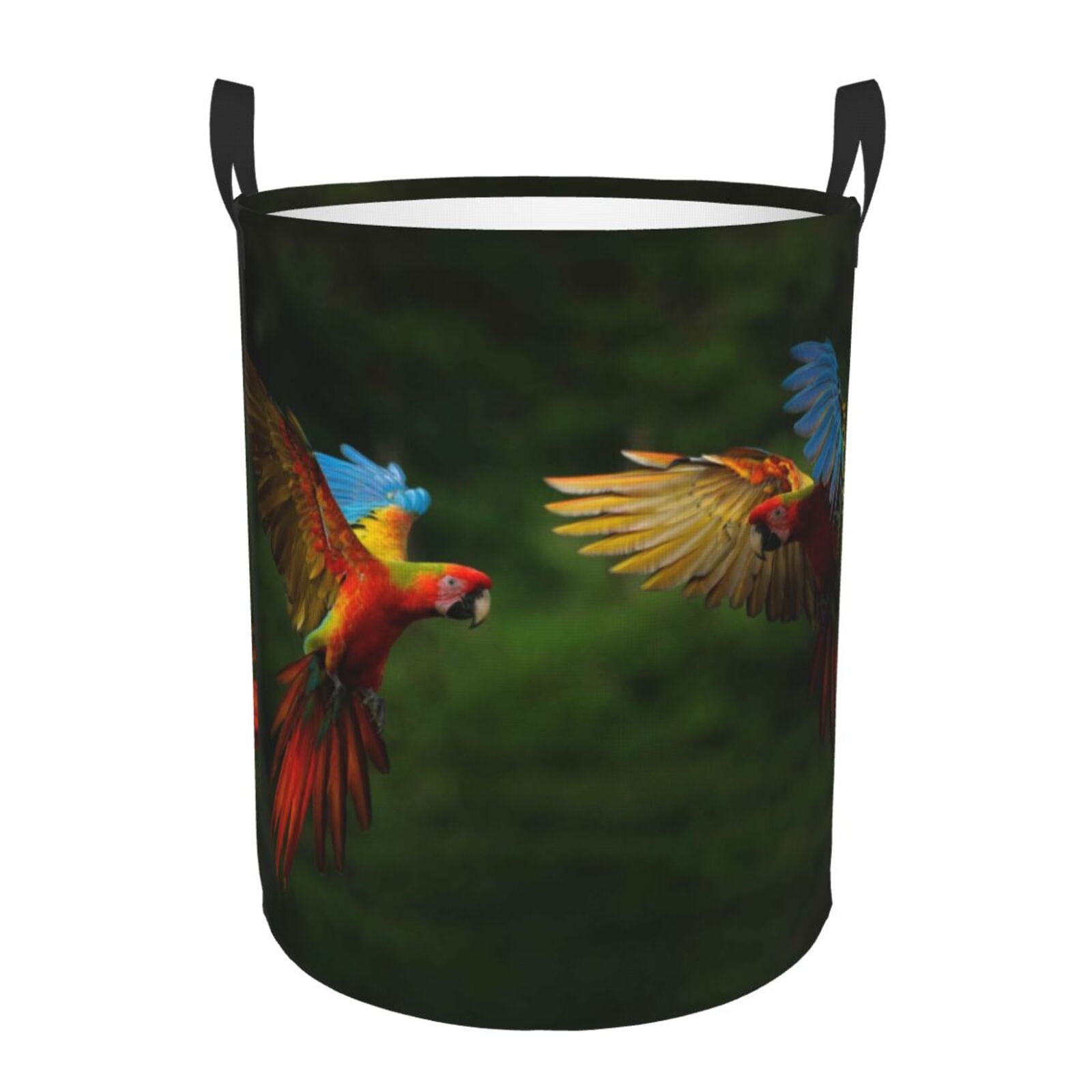 Kll Hybrid Parrot In The Forest Waterproof Foldable Laundry Hamper ...