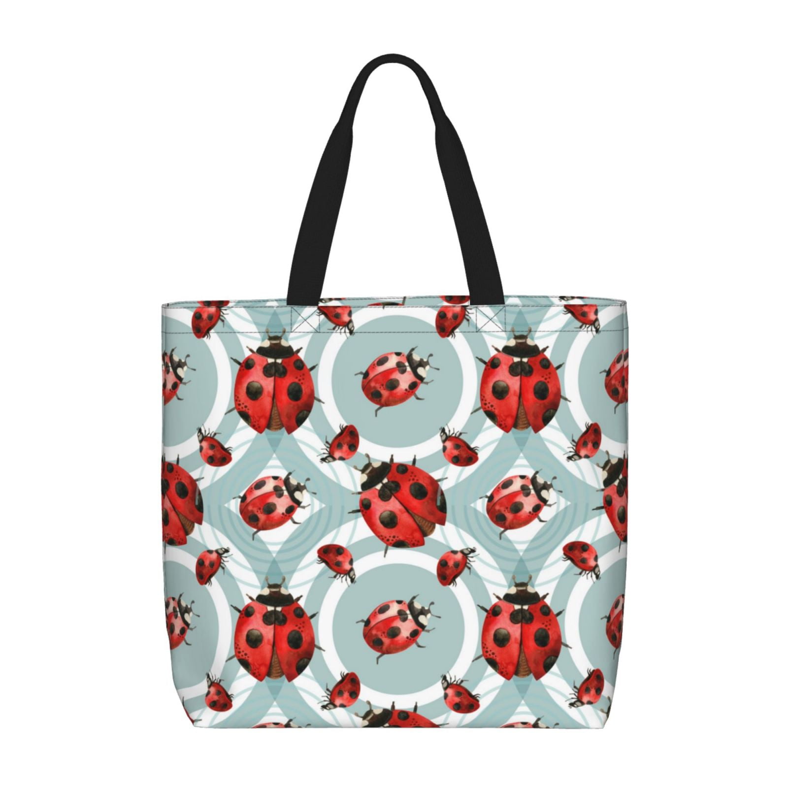 Kll Insects Pattern Aesthetic Tote Bag For Women Beach Bag Shopping ...