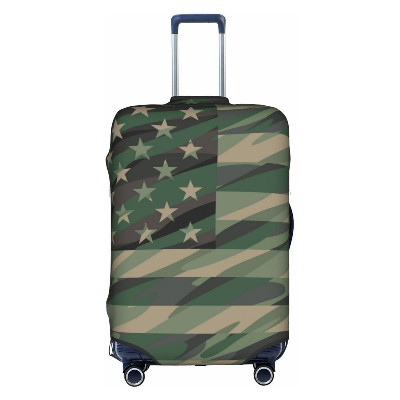 Kll Jungle Green Camo Usa Flag Luggage Cover Suitcase Cover Suitcase ...