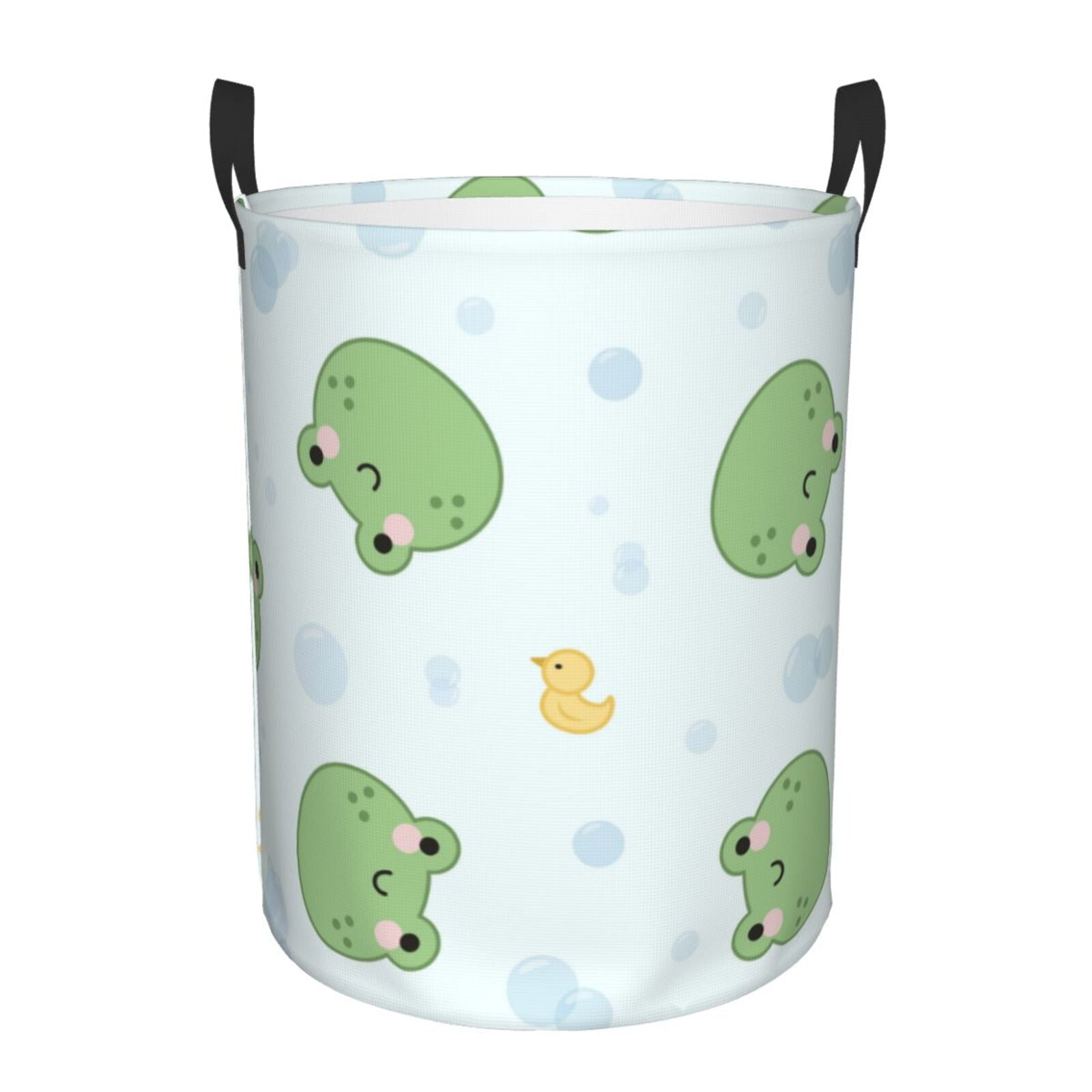 Kll Kawaii Frogs Waterproof Foldable Laundry Hamper Bucket With Handles ...