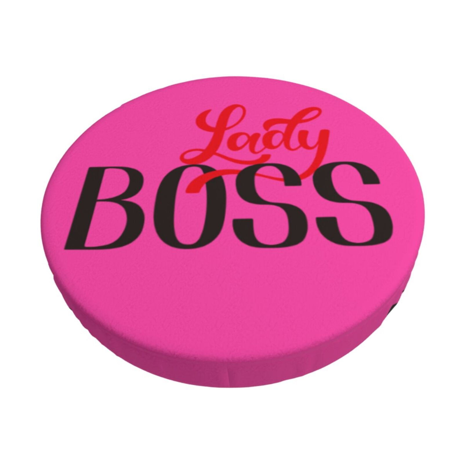 Kll Lady Boss Round Bar Chair Cushion Cover 14 Inch,Bar Stool Protector ...