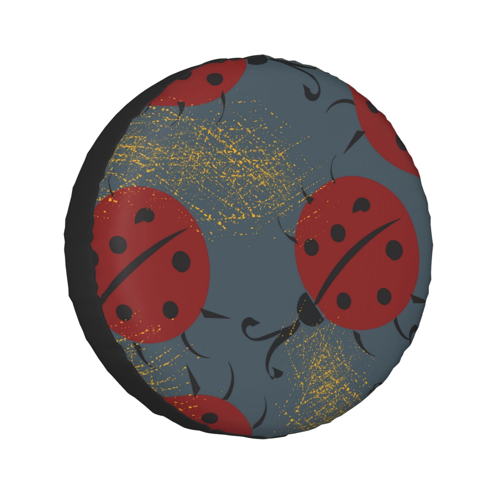 Kll Ladybug Tire Cover,Universal Wheel Tire Cover For Trailer, Rv, Suv ...