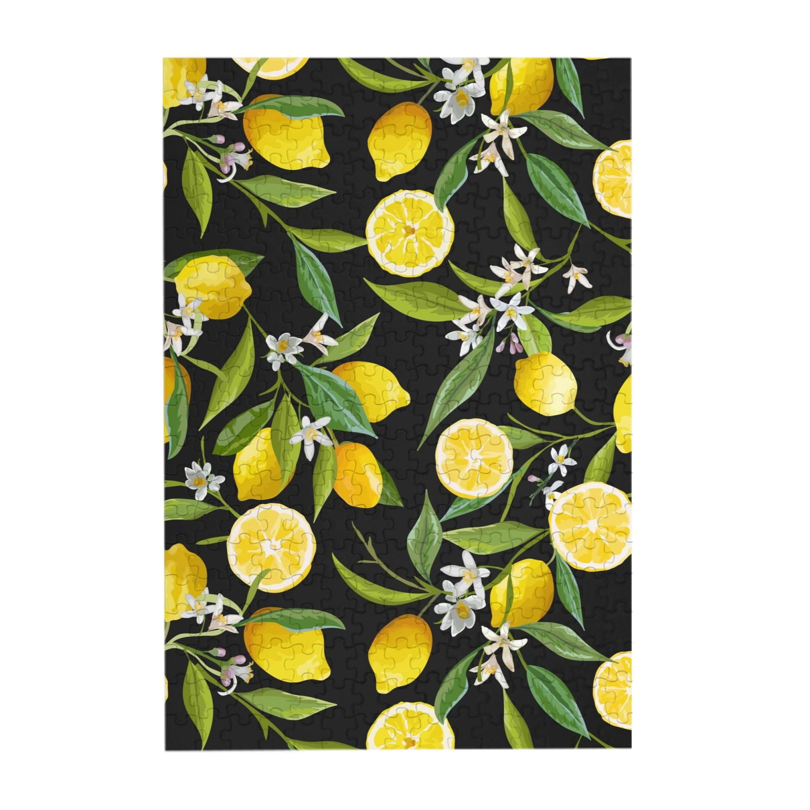 Kll Lemon Fruits Flowers Leaves - 300 Piece Jigsaw Puzzle For Adult And ...