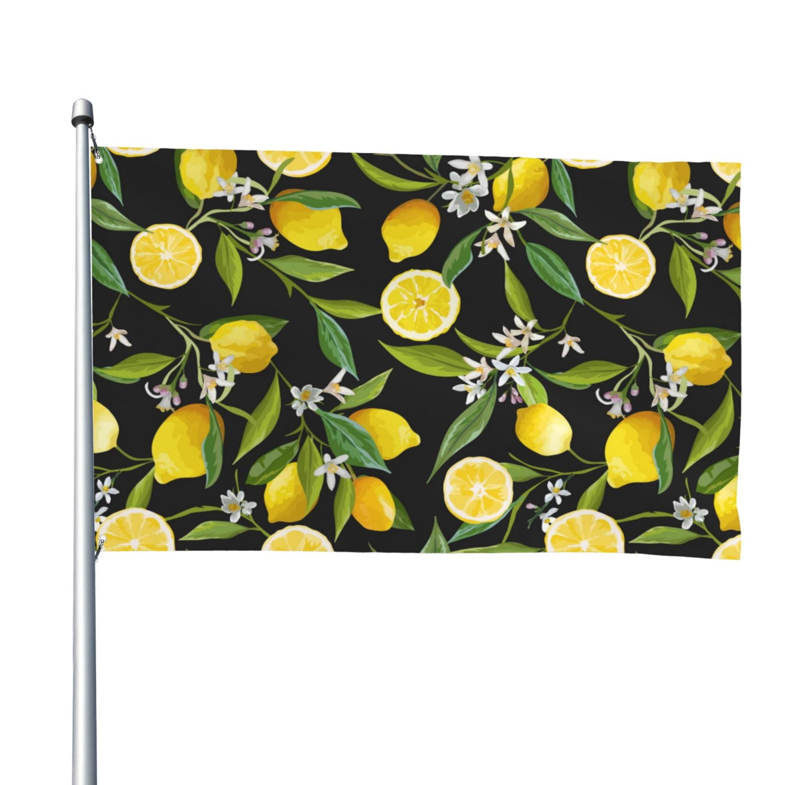 Kll Lemon Fruits Flowers Leaves Flag 4x6 Ft Parade Party Flag Outdoor ...