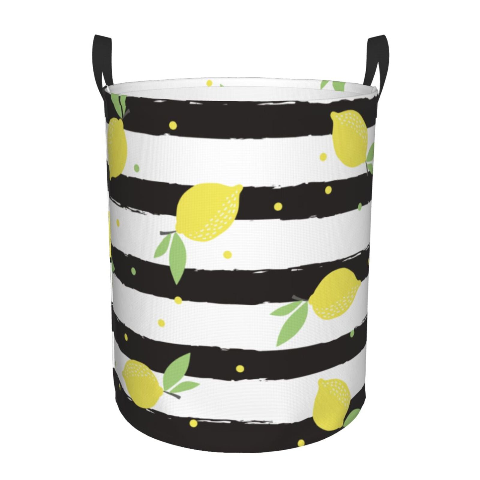 Kll Lemon Waterproof Foldable Laundry Hamper Bucket With Handles For ...