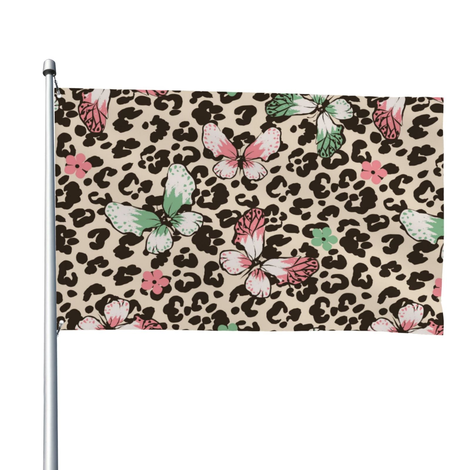 Kll Leopard Dots Seamless Pattern Flag 4x6 Ft Parade Party Flag Outdoor ...
