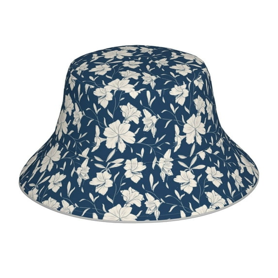 Kll Lilies Flowers Bucket Hat for Women Men Packable Travel Beach Sun ...