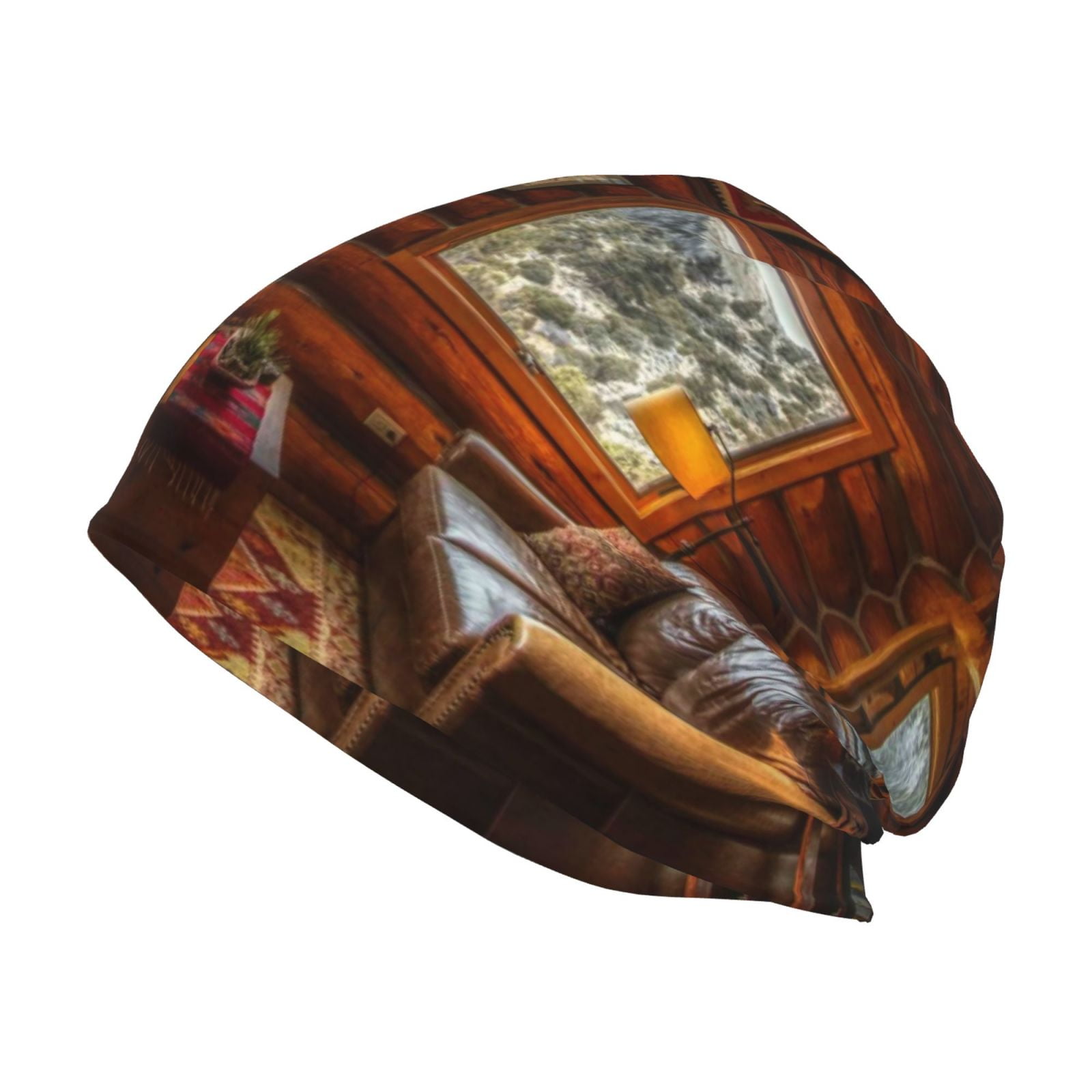Kll Log Cabin Inside Winter Fall Beanie Knit Hats For Men & Women ...