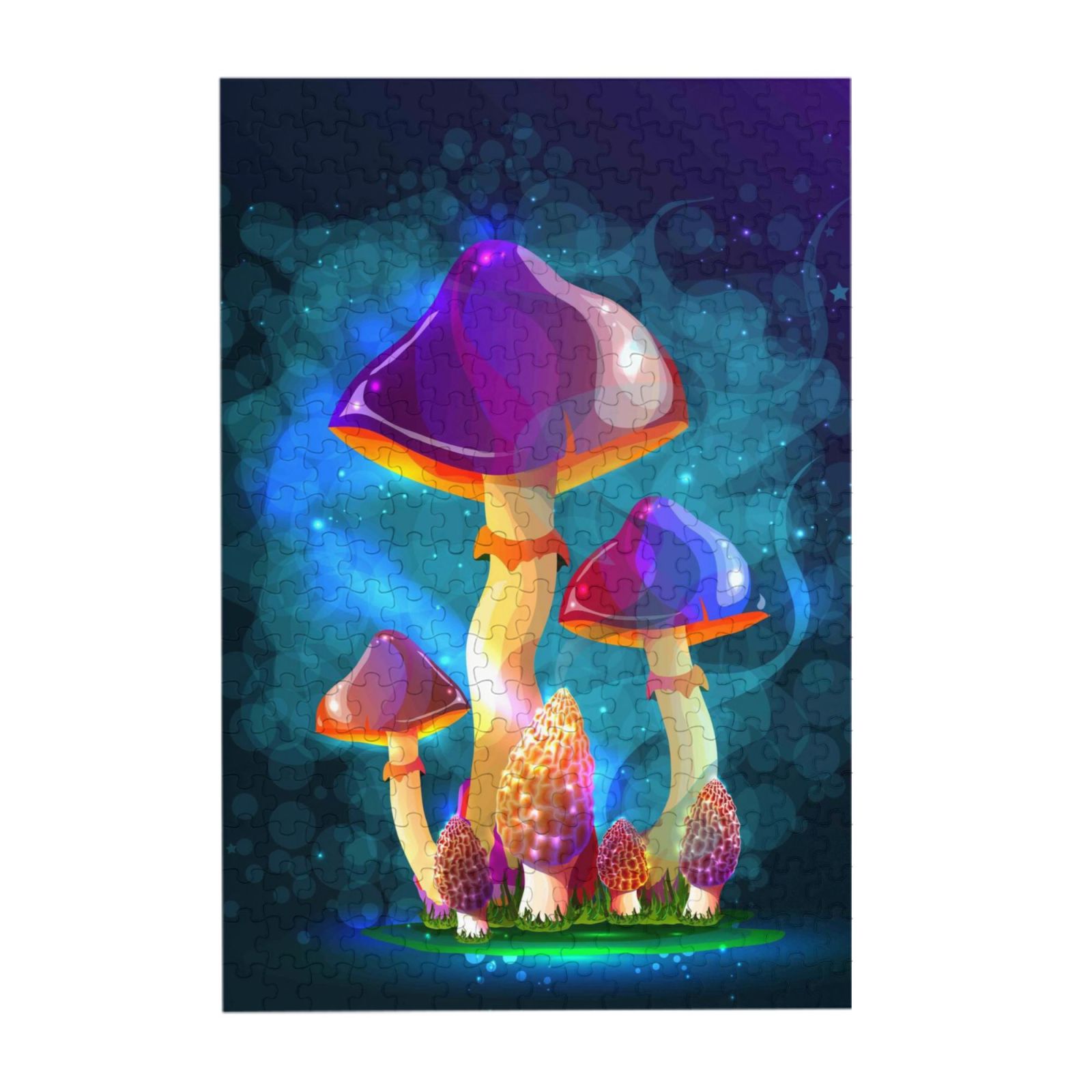 Kll Magic Mushrooms ,Fireflies - 300 Piece Jigsaw Puzzle For Adult And ...
