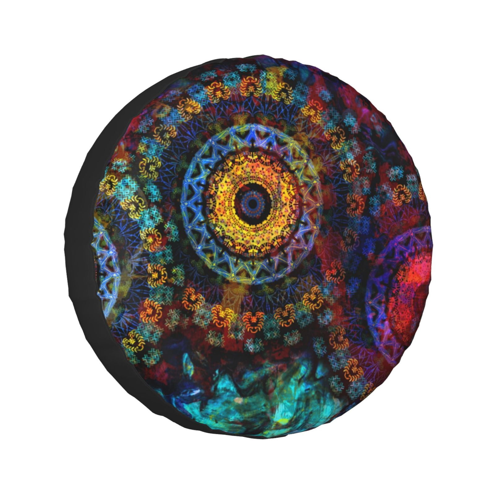 Kll Mandala Colorful Tire Cover,Universal Wheel Tire Cover For Trailer ...