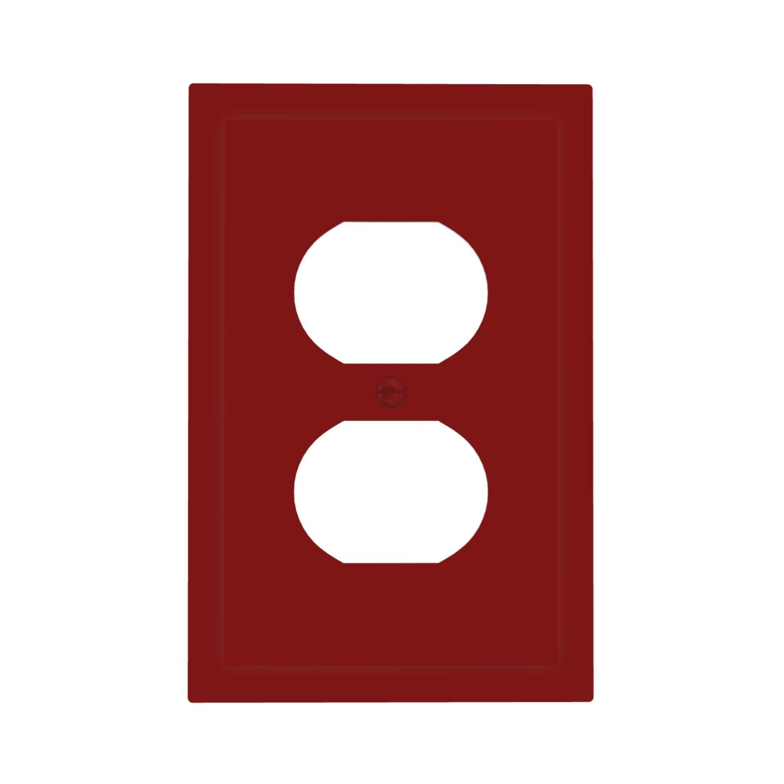 Kll Maroon Wall Plate,Gloss Finish,Standard Size 1 - 5" X 3 ...