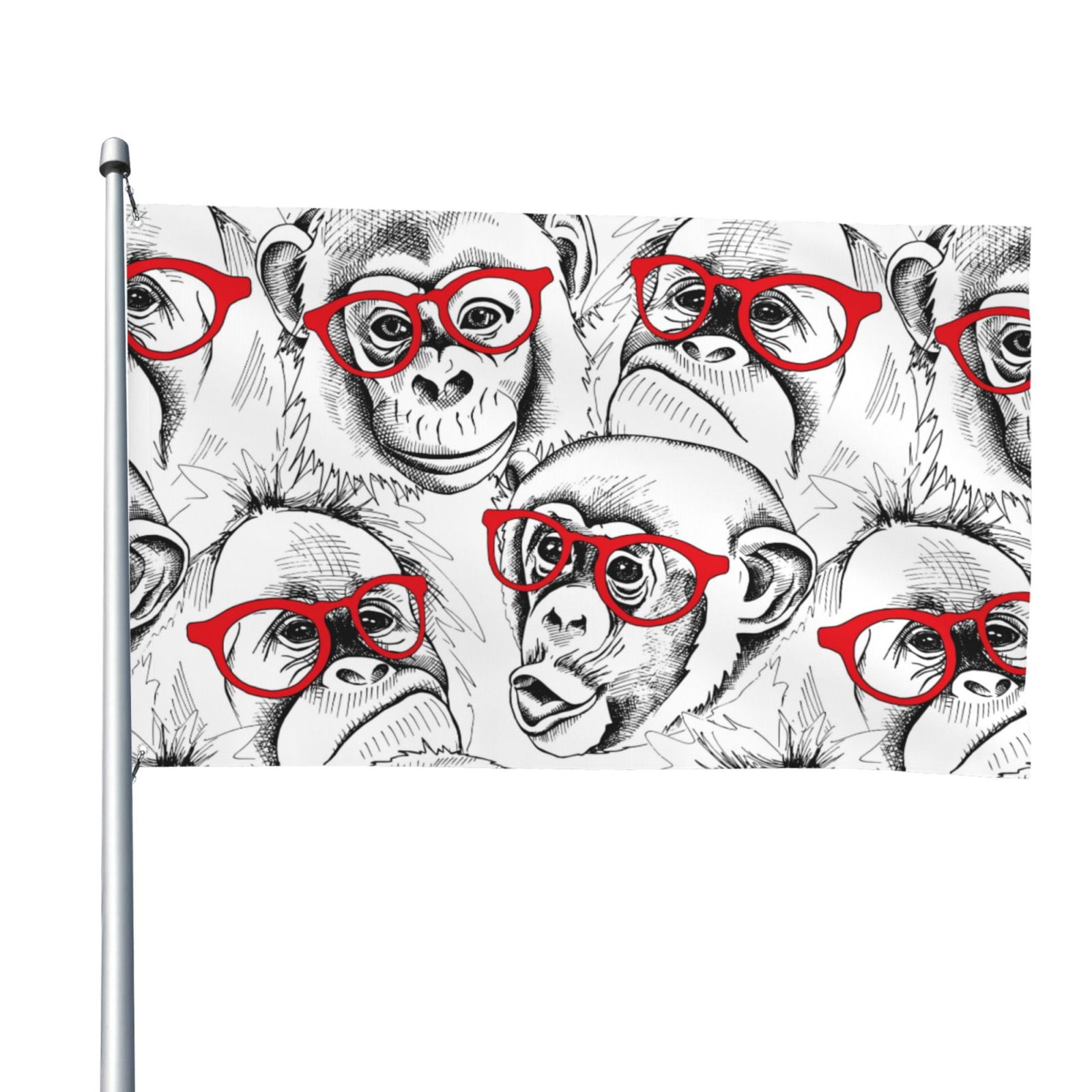 Kll Monkey Flag 4x6 Ft Parade Party Flag Outdoor Flag Decorative Flag ...