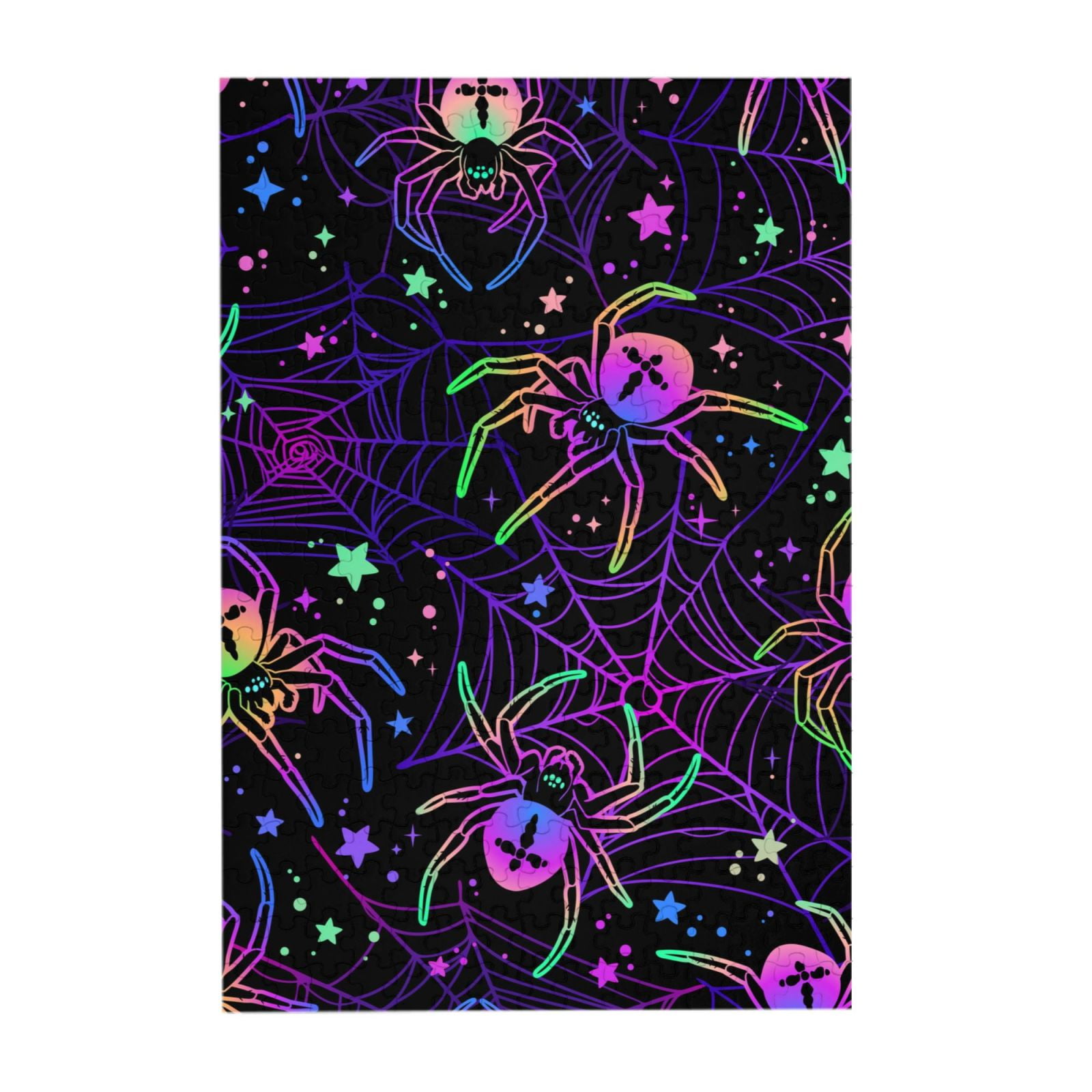 Kll Multi-Colored Spiders - 300 Piece Jigsaw Puzzle For Adult And ...