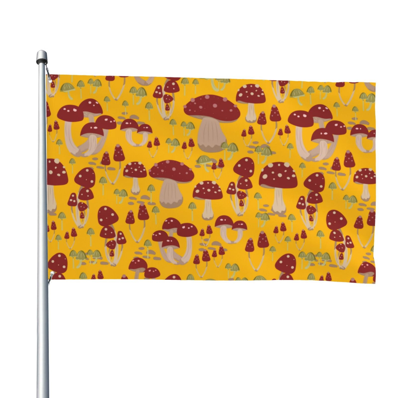 Kll Mushroom Flag 4x6 Ft Parade Party Flag Outdoor Flag Decorative Flag ...