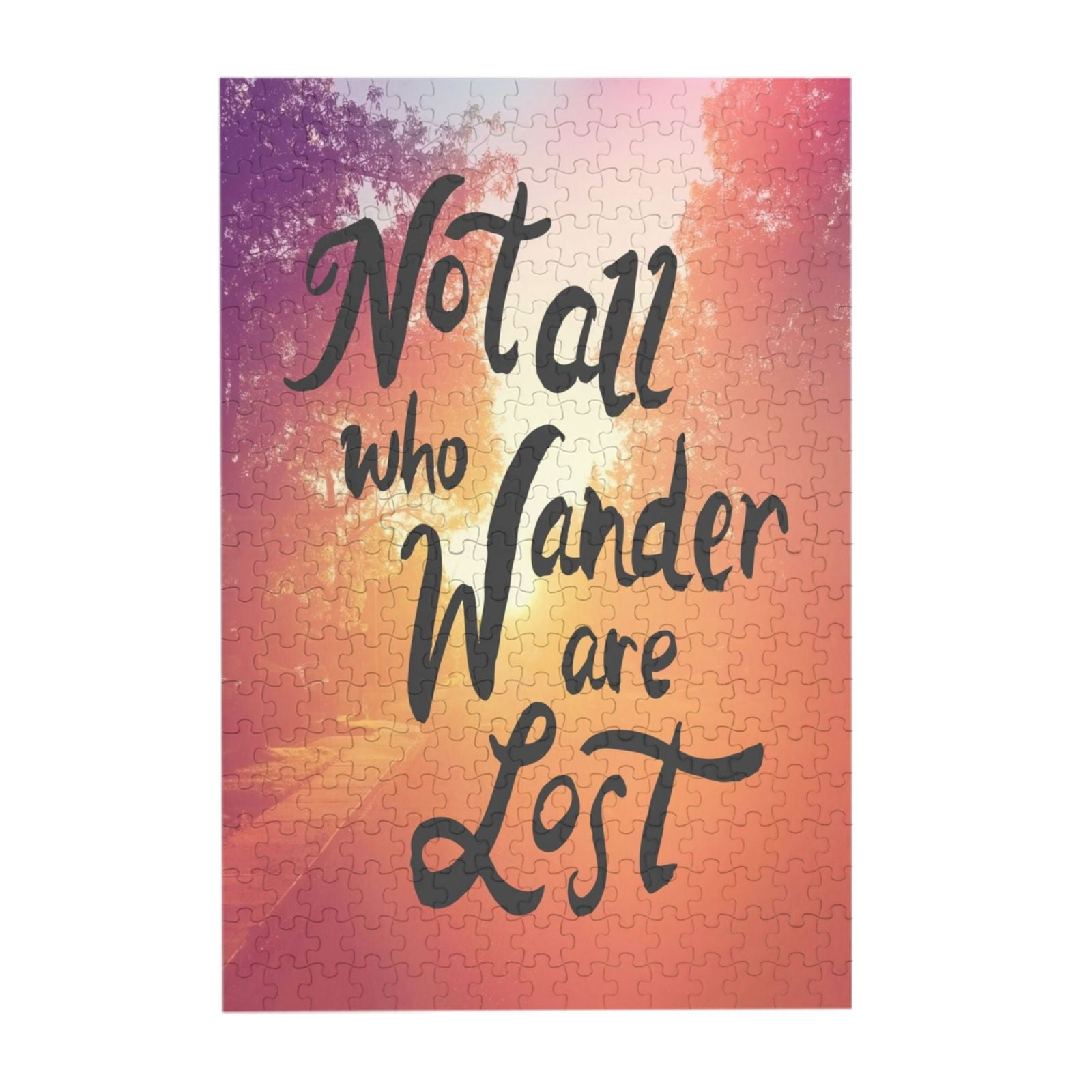 Kll Not All Who Wander Are Lost - 300 Piece Jigsaw Puzzle For Adult And ...