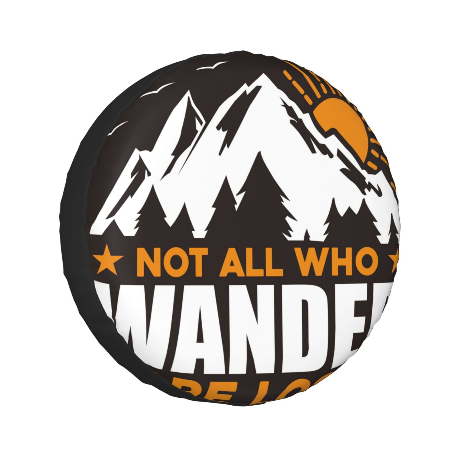Kll Not All Who Wander Are Lost4 Tire Cover,Universal Wheel Tire Cover ...