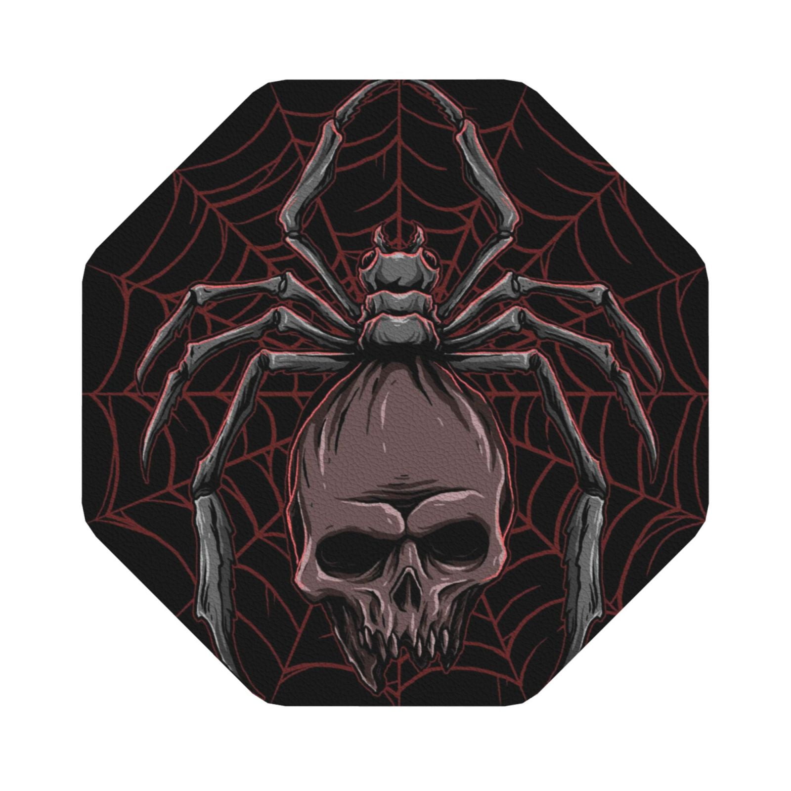 Kll Octagon Drink Coasters Set Of 4,Pu Leather Absorbent Coasters Set ...