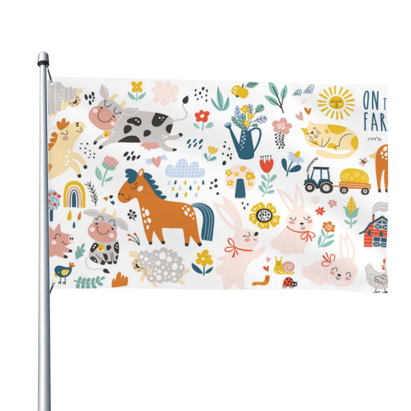 Kll On The Farm Flag 4x6 Ft Parade Party Flag Outdoor Flag Decorative ...