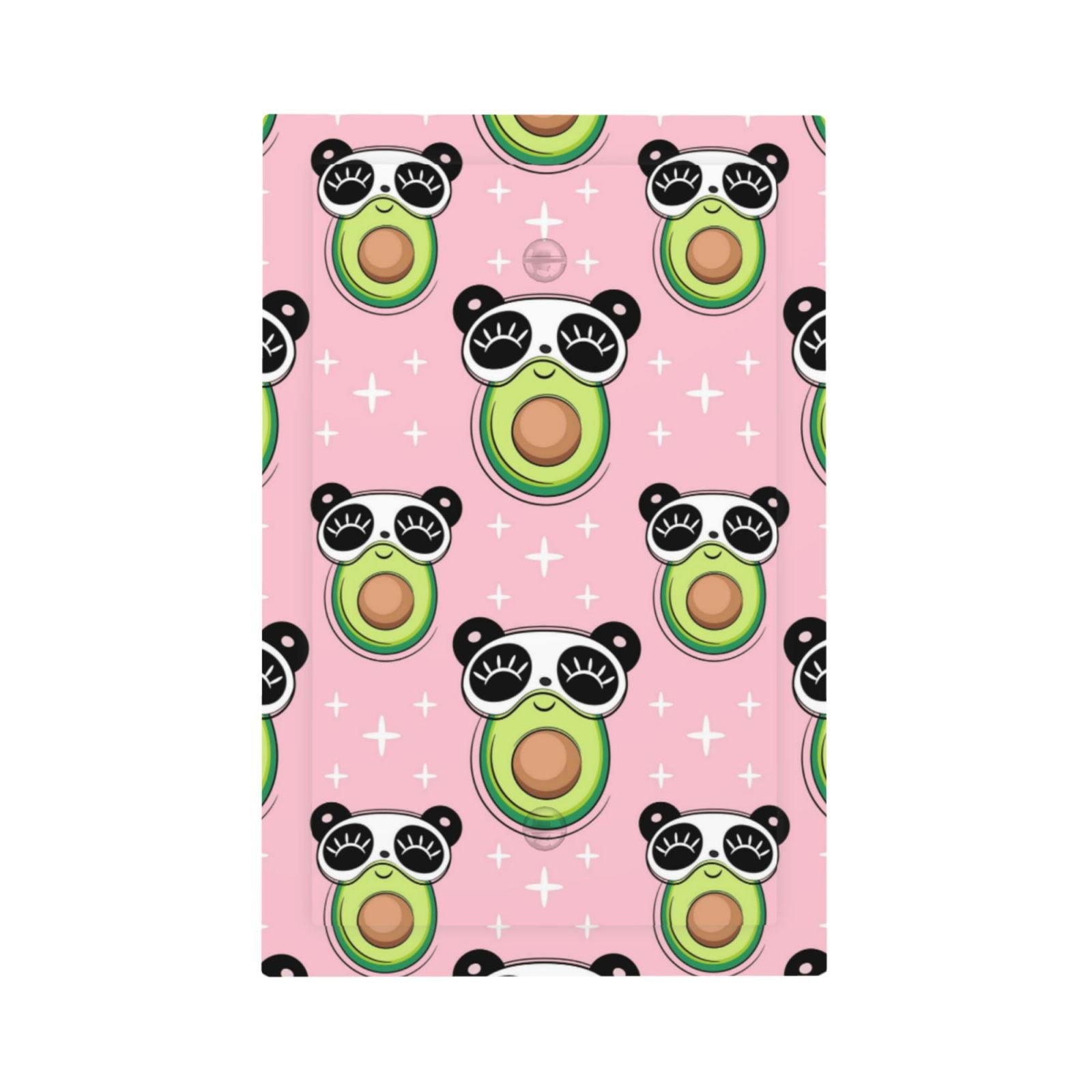 Kll Panda Avocado Wall Plate,Gloss Finish,Standard Size 1 - 5" X 3 ...