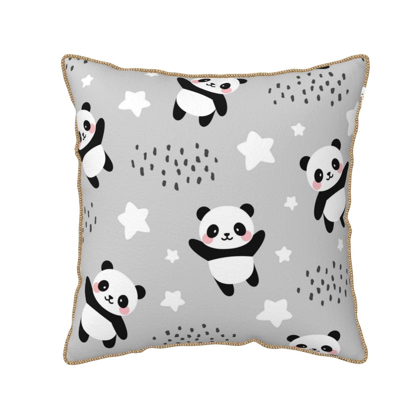 Kll Pandasbetween Clouds And Stars Decorative Throw Pillow Covers ...