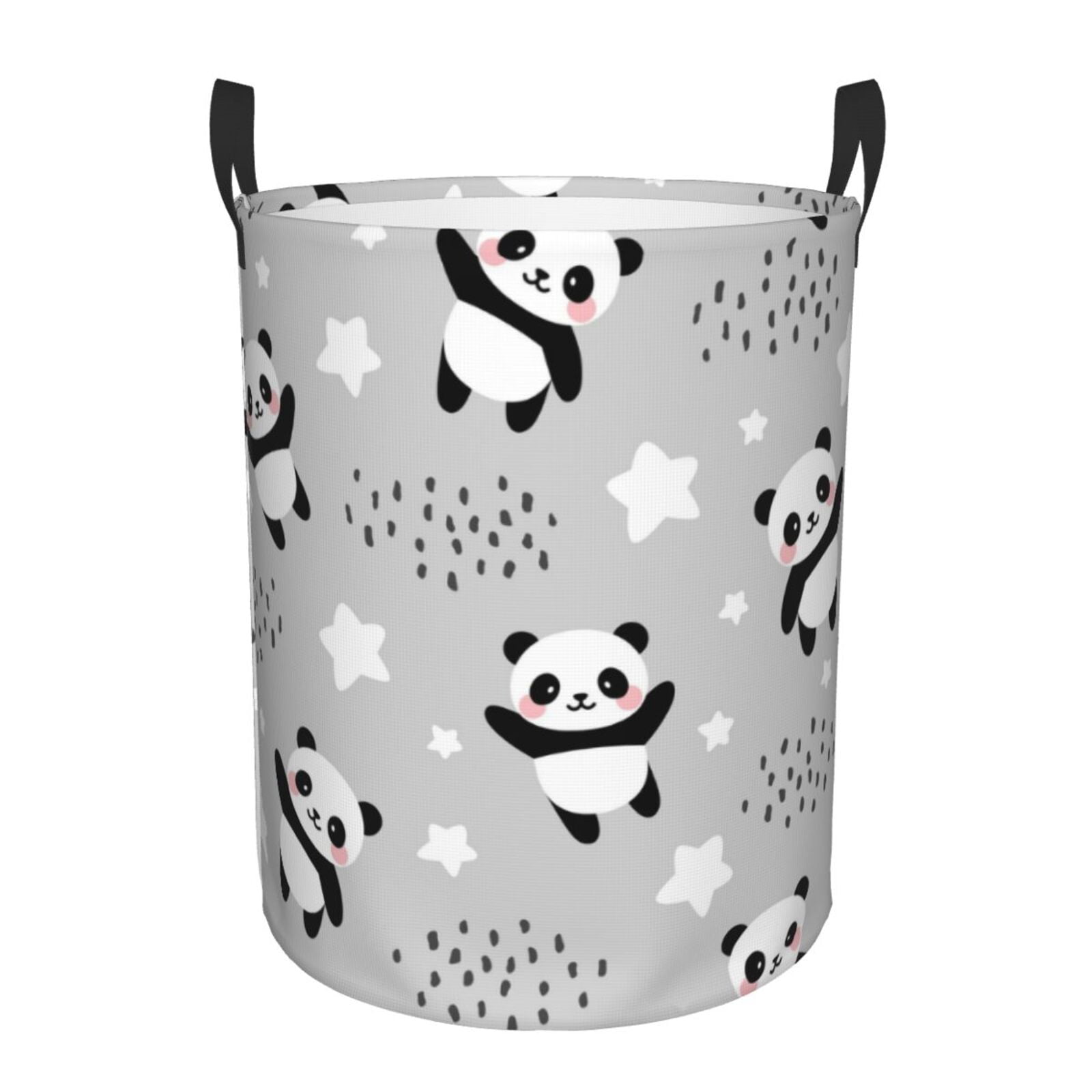 Kll Pandasbetween Clouds And Stars Waterproof Foldable Laundry Hamper ...