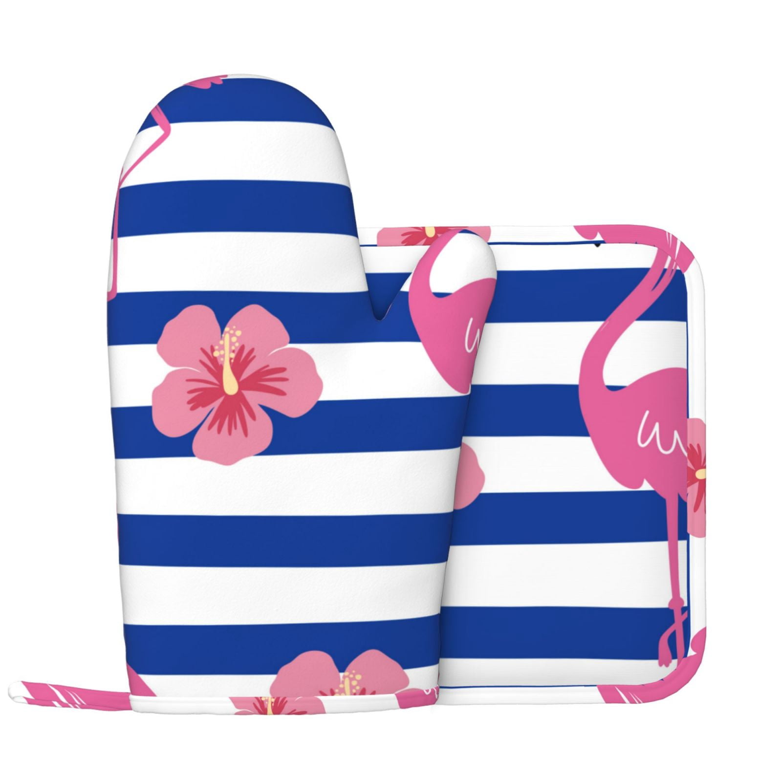 Kll Pink Flamingo Oven Gloves And Pot Holders Grill Gloves - Oven ...