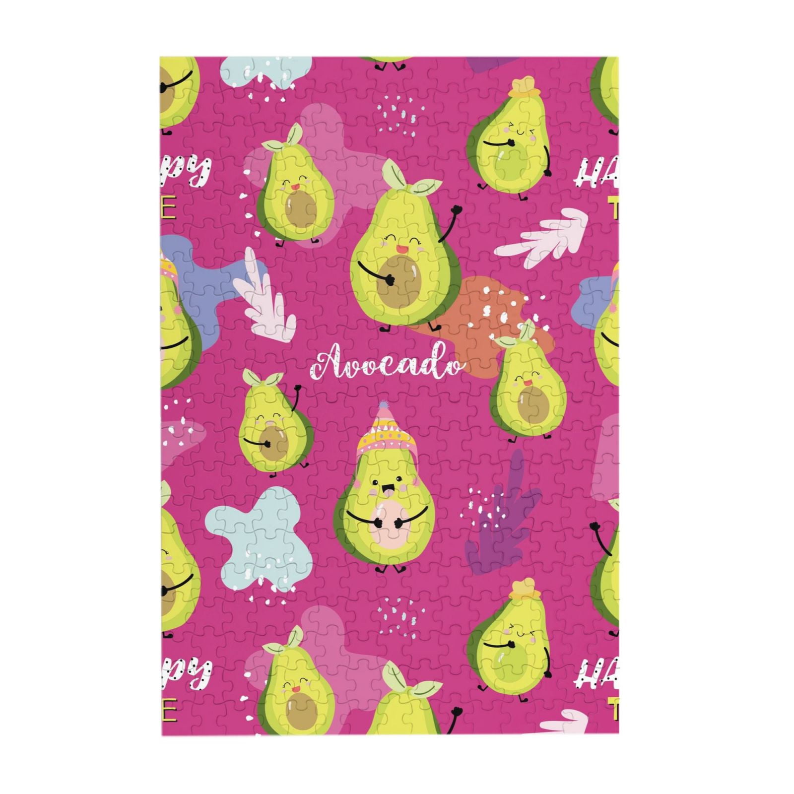 Kll Pink Green Avocado - 300 Piece Jigsaw Puzzle For Adult And ...